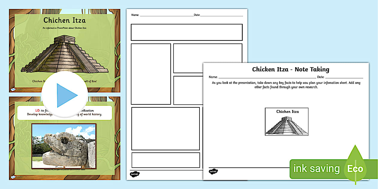 Maya Civilization Chichen Itza Lesson Teaching Pack PowerPoint