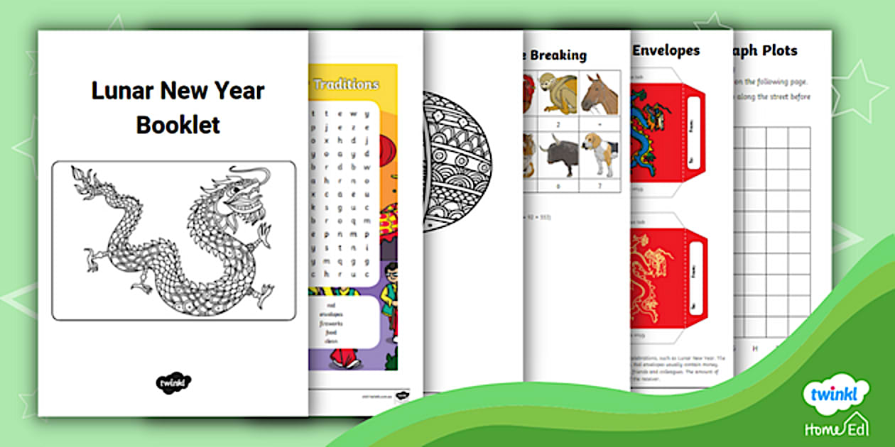 Home Education Lunar New Year Activity Booklet - Twinkl