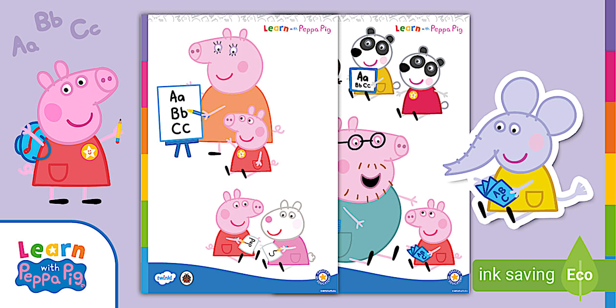 FREE! - Peppa Pig Cut Out Characters | Peppa Pig Display Resources