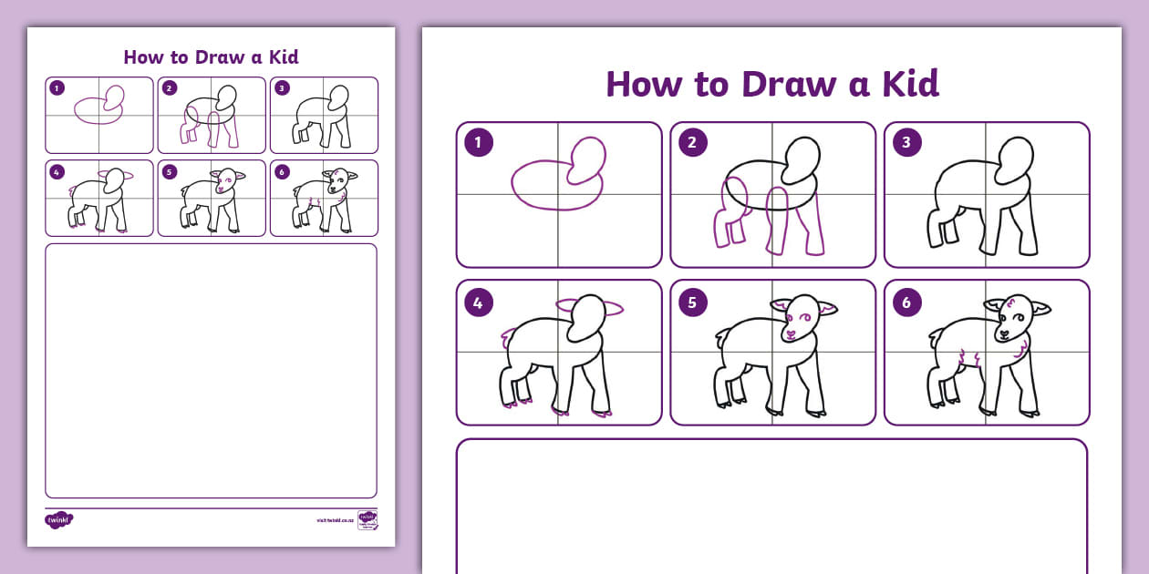 How to Draw a Kid (Hecho por educadores) - Twinkl