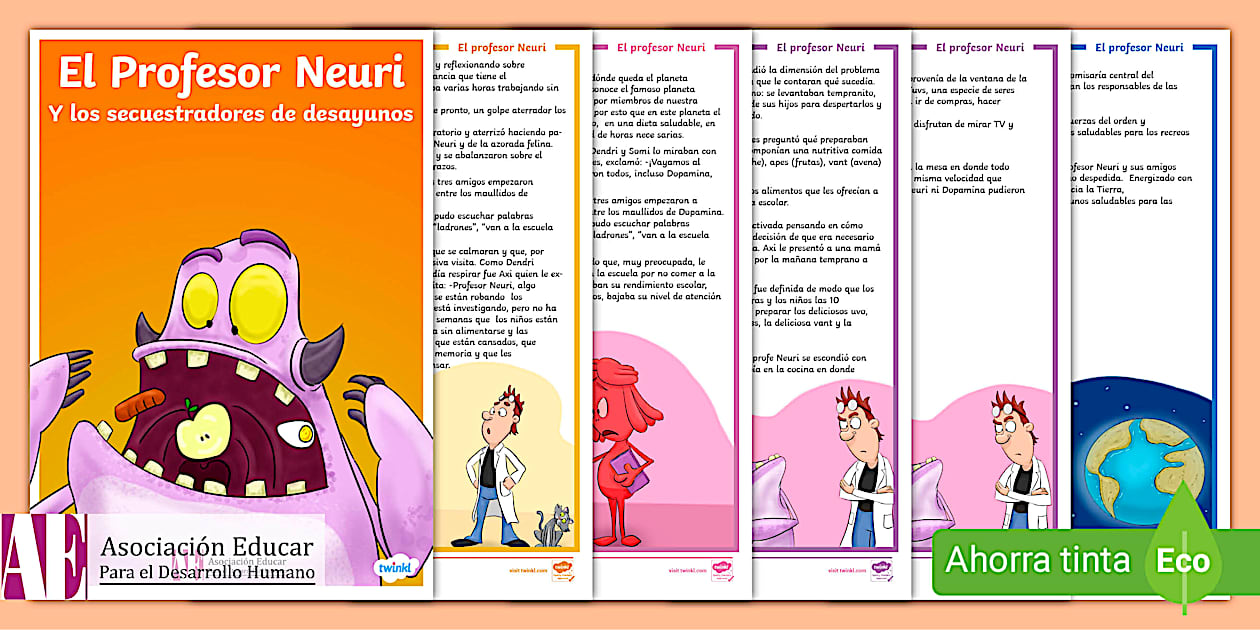 Cuento: El Profesor Neuri y los Secuestradores de Desayunos