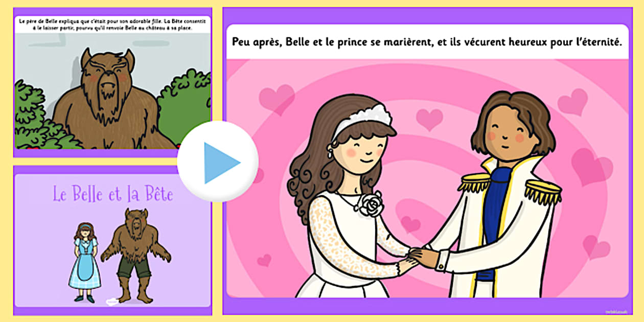 PowerPoint : La Belle et la Bête (teacher made) - Twinkl
