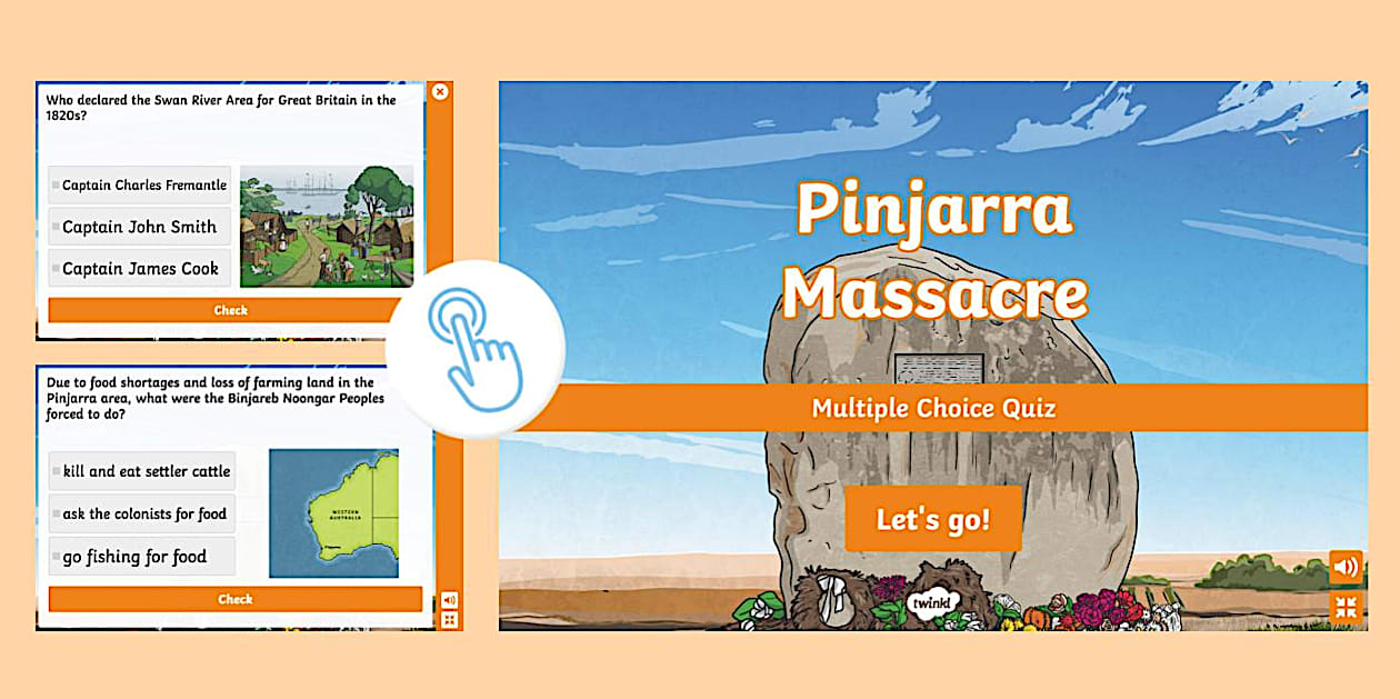 Pinjarra Massacre Multiple Choice Quiz - Year 5 History