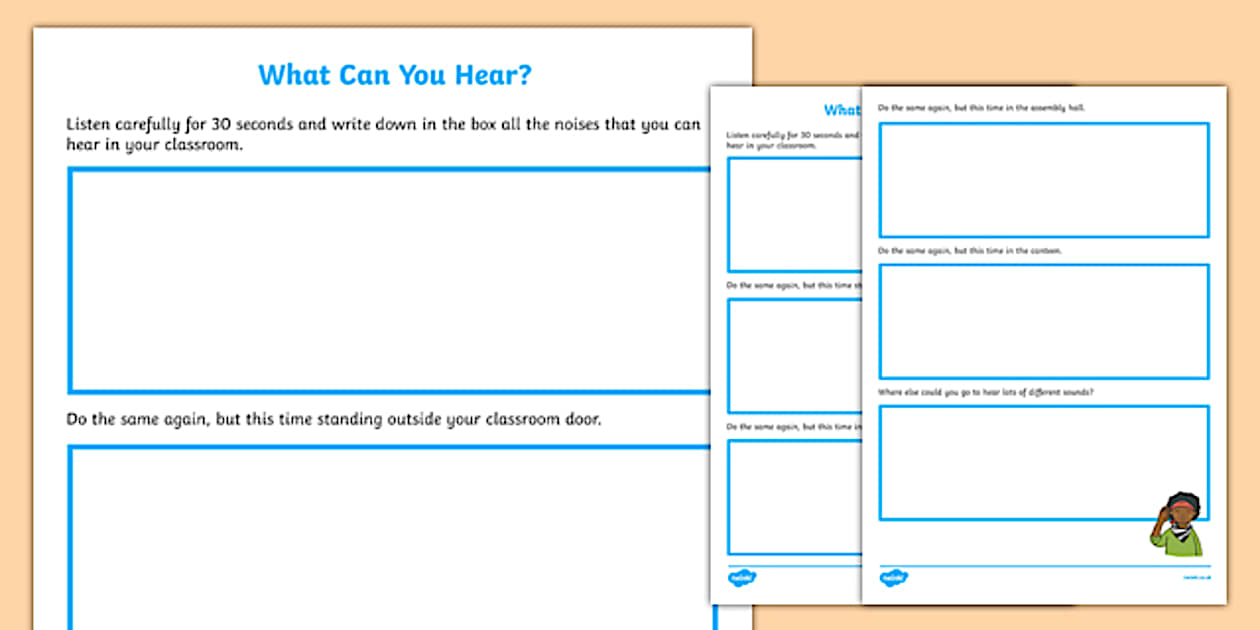 30 Second Sound Sheet (teacher made) - Twinkl