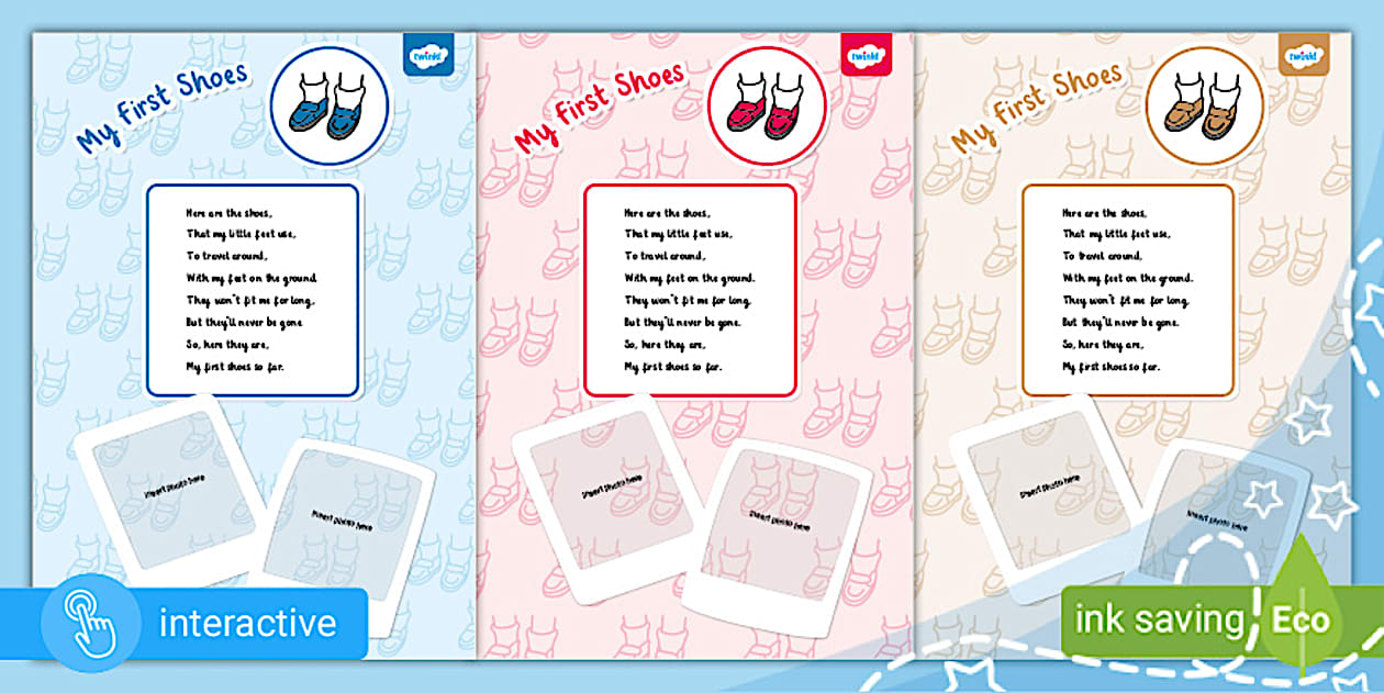 My First Moments - My First Shoes (Teacher-Made) - Twinkl