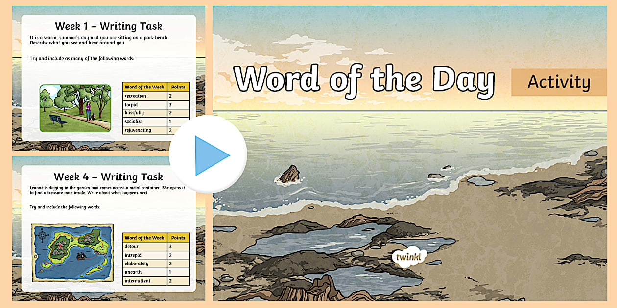 Year 4 Summer 2 Word of the Day PowerPoint (teacher made)