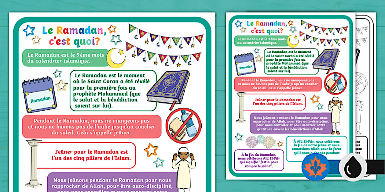 What Is Ramadan Posters French (teacher made) - Twinkl