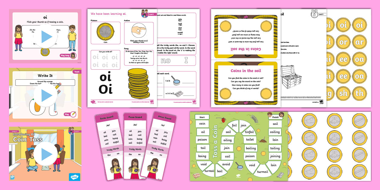 'oi' Lesson Pack - Reading - Level 3 Week 8 Lesson 3