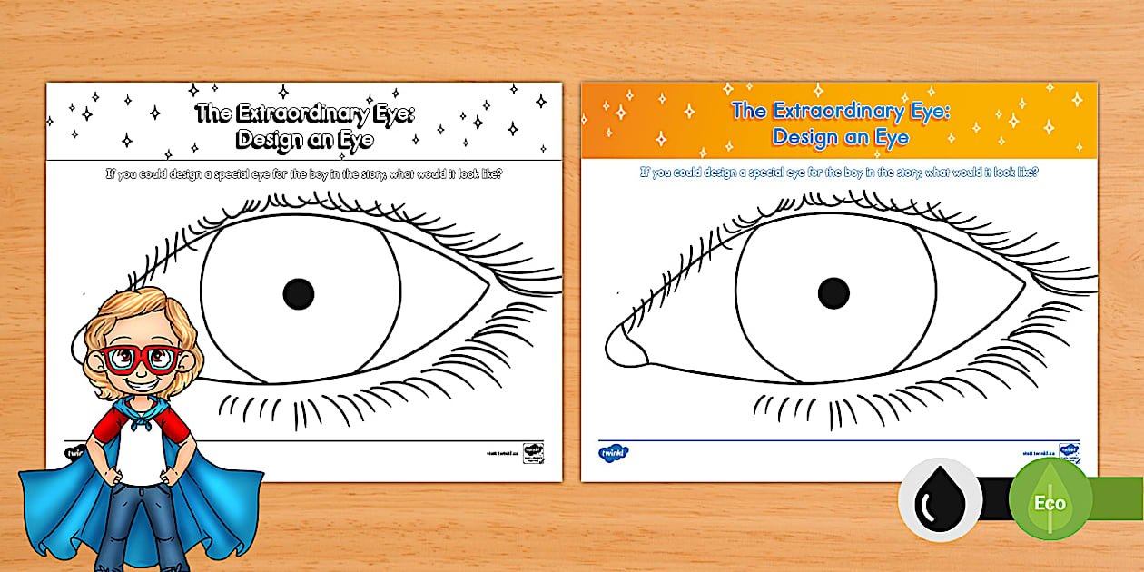 The Extraordinary Eye Art Activity (Teacher-Made) - Twinkl