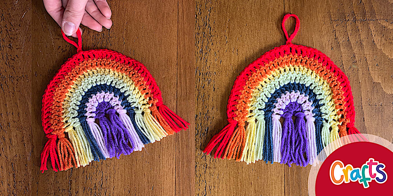Rainbow Crochet Pattern | Twinkl Crafts (teacher made)