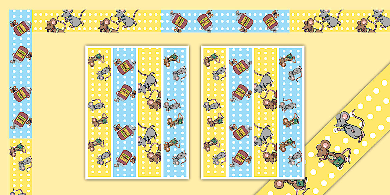 The Town Mouse and the Country Mouse Display Borders - display