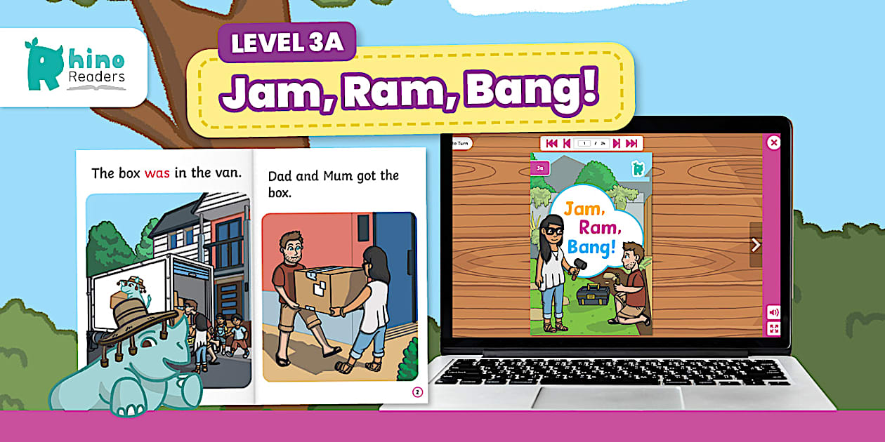 Level 3a Decodable Readers: Jam, Ram, Bang!