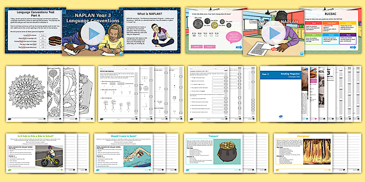 How To Prepare for NAPLAN | Year 3 | Resource Pack - Twinkl