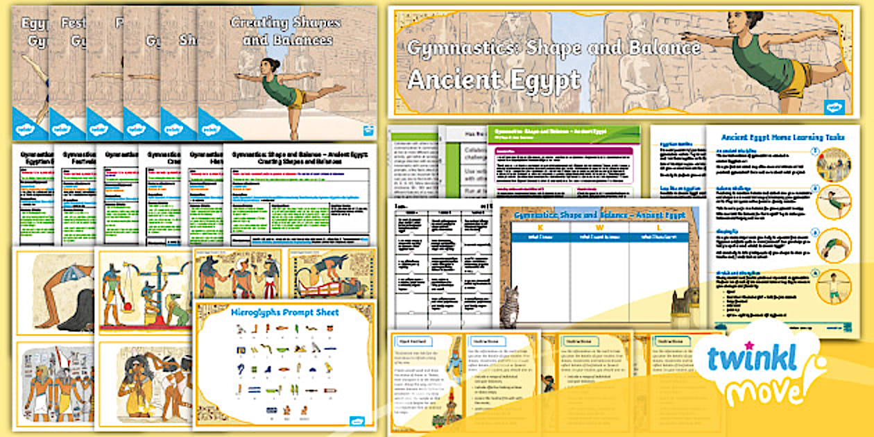 Year 4 Gymnastics Unit Pack | Ancient Egypt | Twinkl Move PE