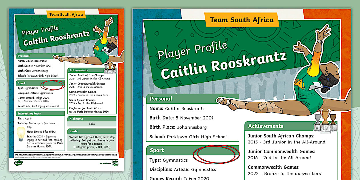 PSG24: Player Profile: Fact File: Caitlin Rooskrantz