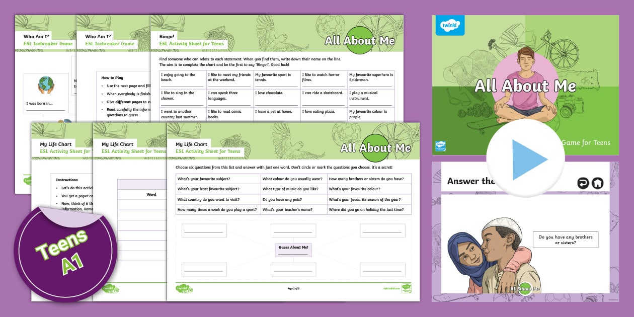 ESL Back to School Icebreaker Pack from Twinkl - Twinkl