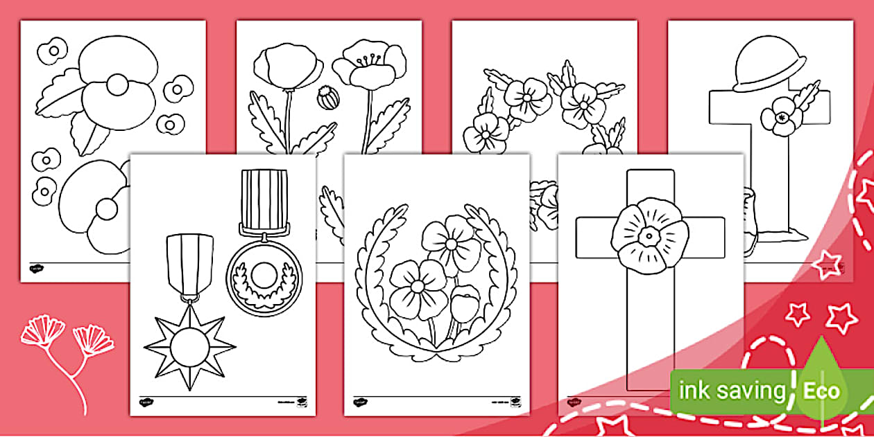My First Remembrance Day Colouring Pack (teacher made)
