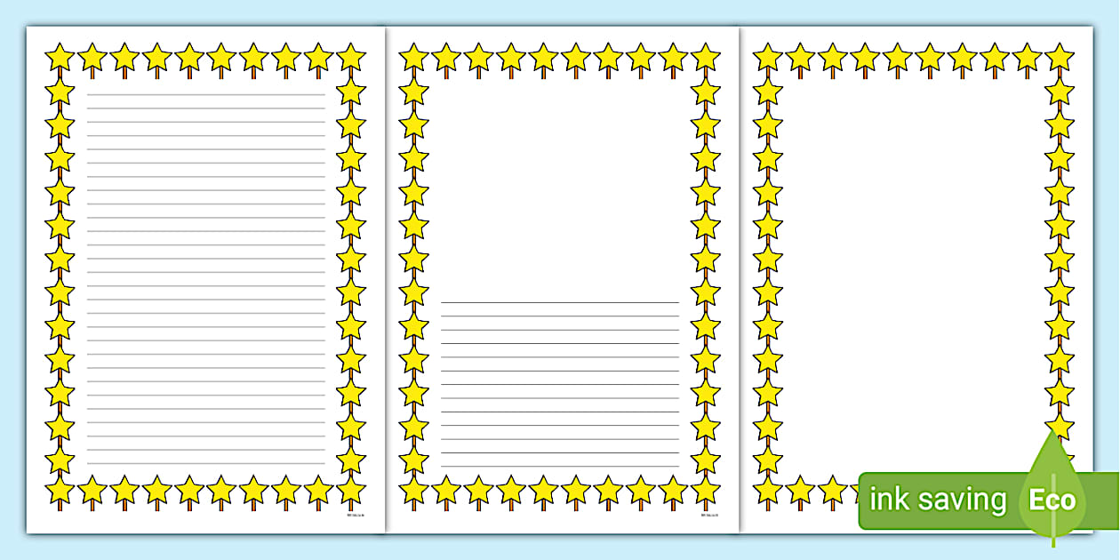 Star Wand Page Borders (teacher made) - Twinkl
