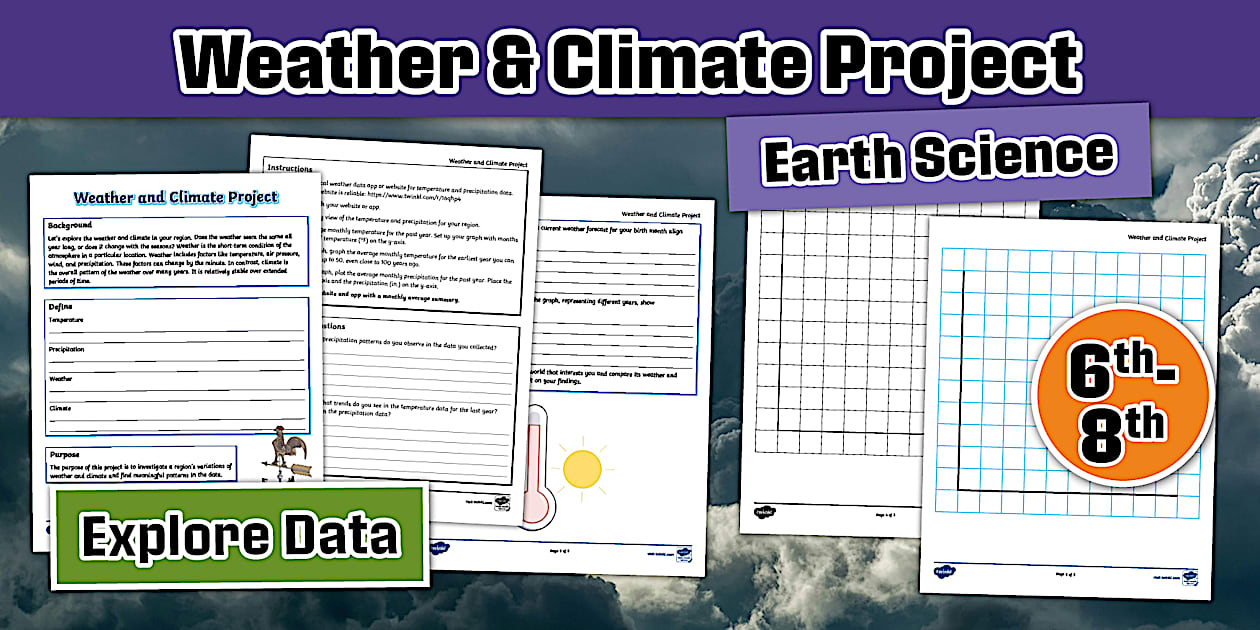 Science Project on Weather and Climate | Twinkl USA