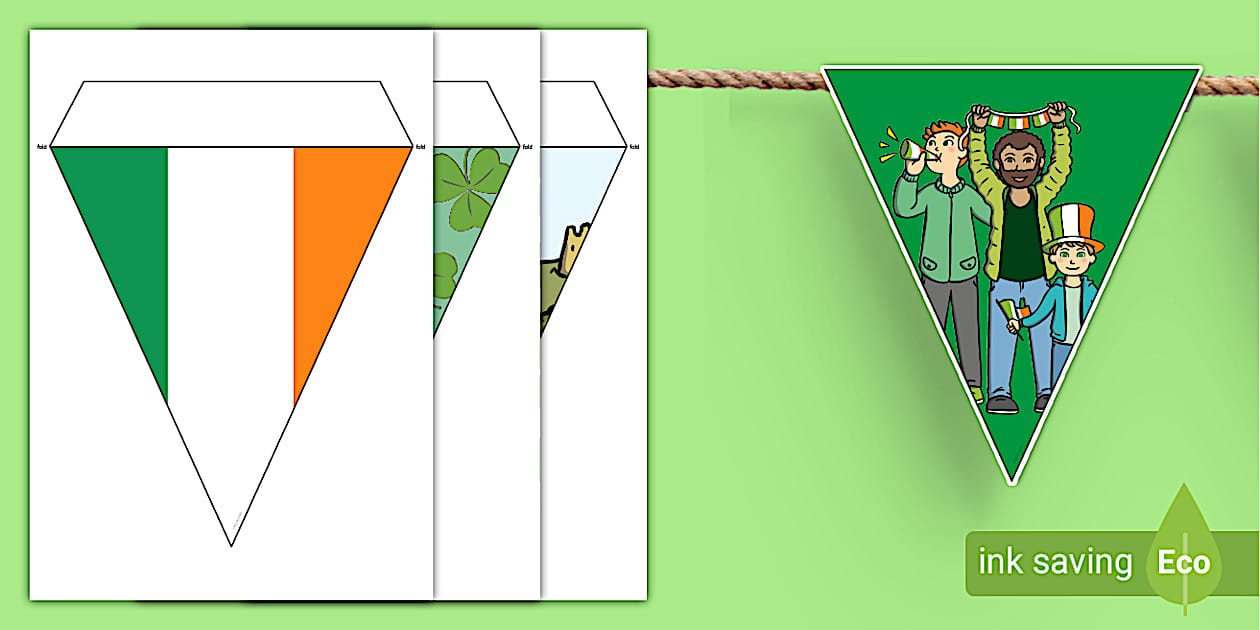 St Patricks Day Bunting | Primary Resource | Display