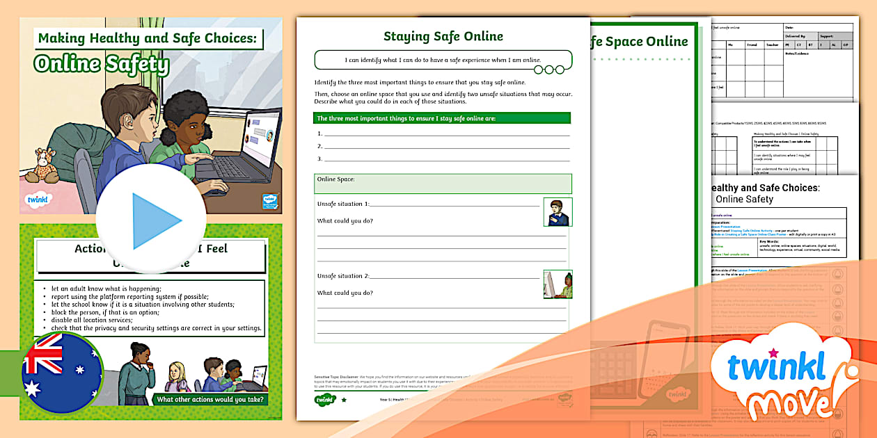 Year 5 Health Making Healthy and Safe Choices Lesson Pack 1