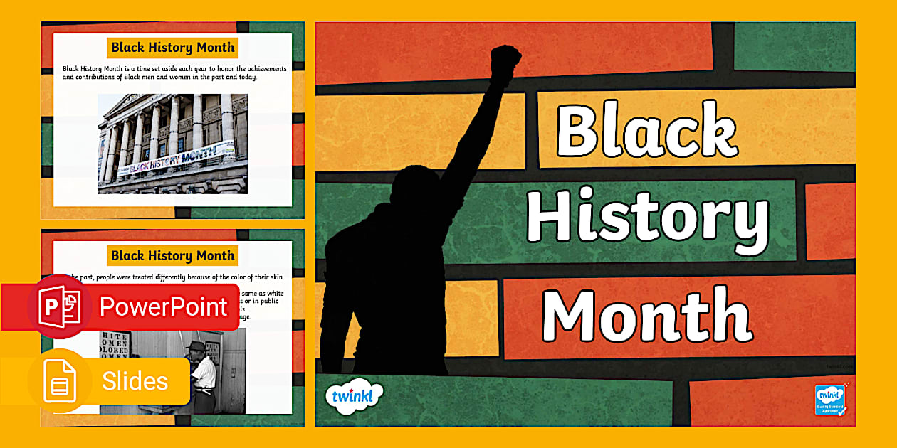 Colorful Black History Slides for 6th-8th Grade | Twinkl USA