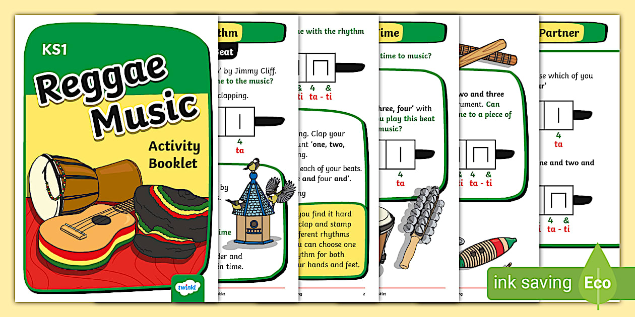 👉 KS1 Reggae Music Activity (teacher made) - Twinkl
