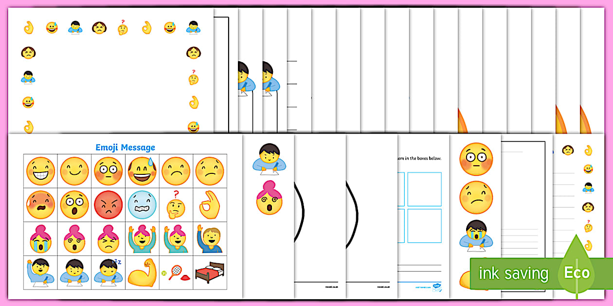 😊 EYFS Emoji Day Activity Pack - Twinkl