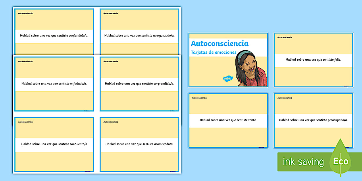 Tarjetas de preguntas: Autoconsciencia - Las emociones
