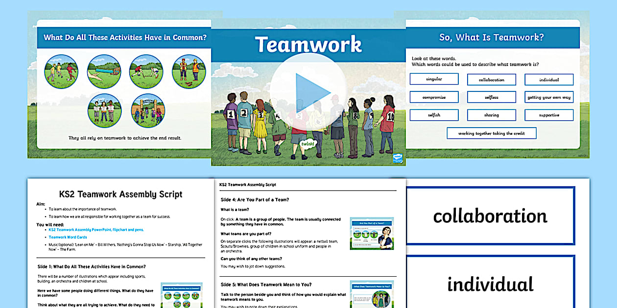 Unity Assembly KS2 Pack - Primary Resource - Twinkl