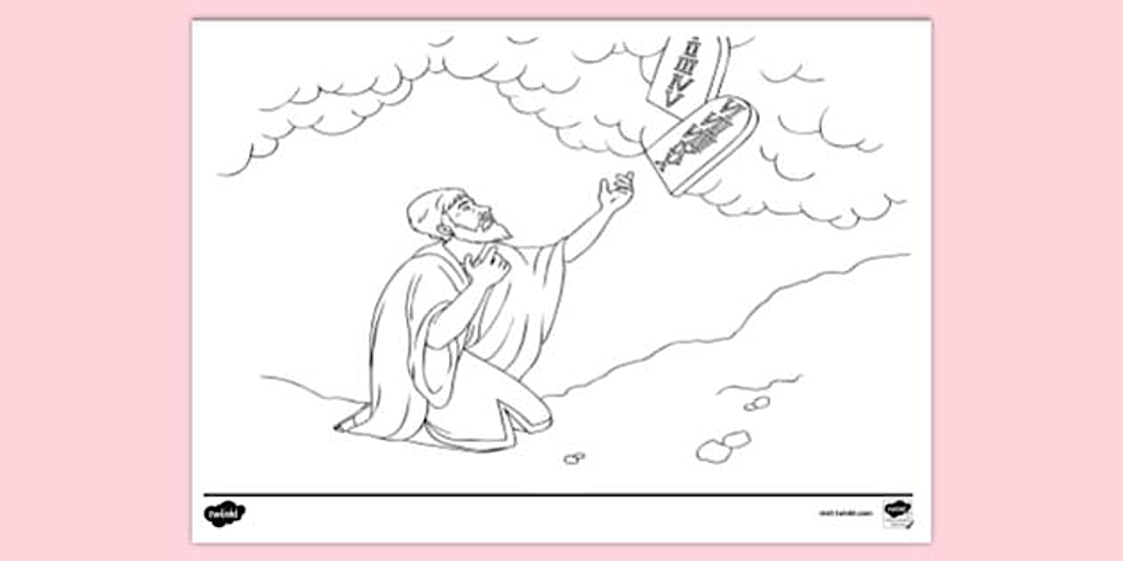 Bible Colouring Page Prayer | Colouring Sheets - Twinkl