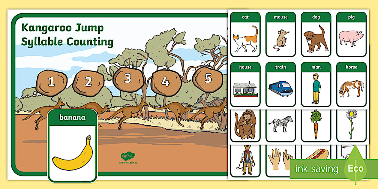 SA Kangaroo Jump Syllable Counting Game (professor feito)