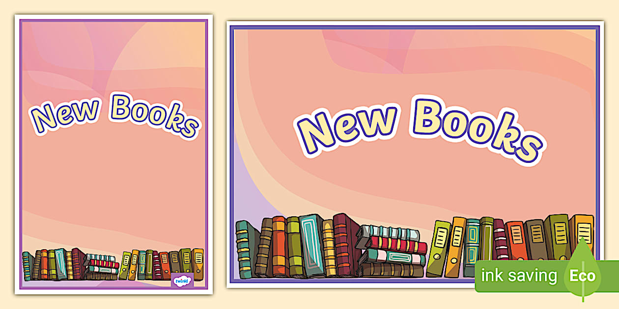 New Books Reading Corner Poster (teacher made) - Twinkl