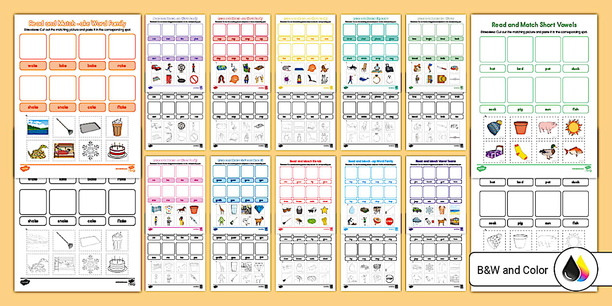 Phonics Kindergarten Worksheets | Resource | Twinkl USA