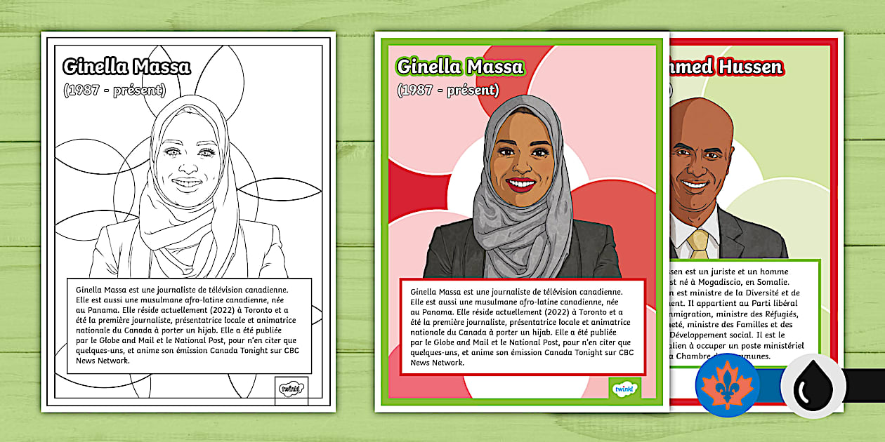 Remarkable Muslim Canadian Display Posters French