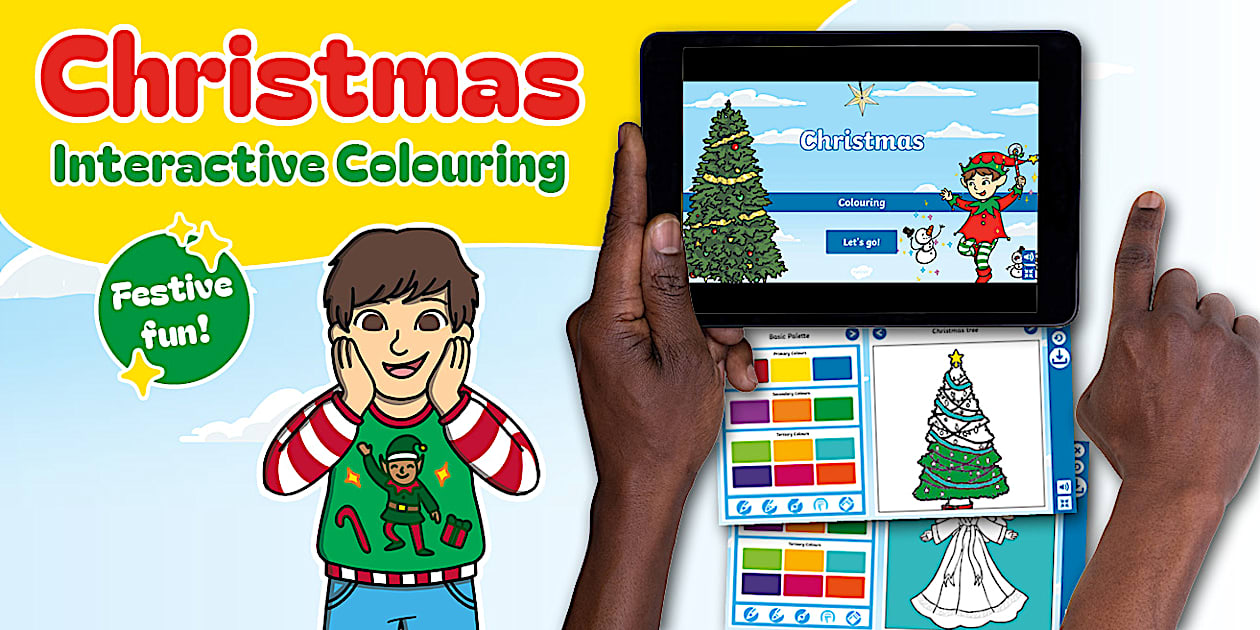 Christmas Interactive Colouring