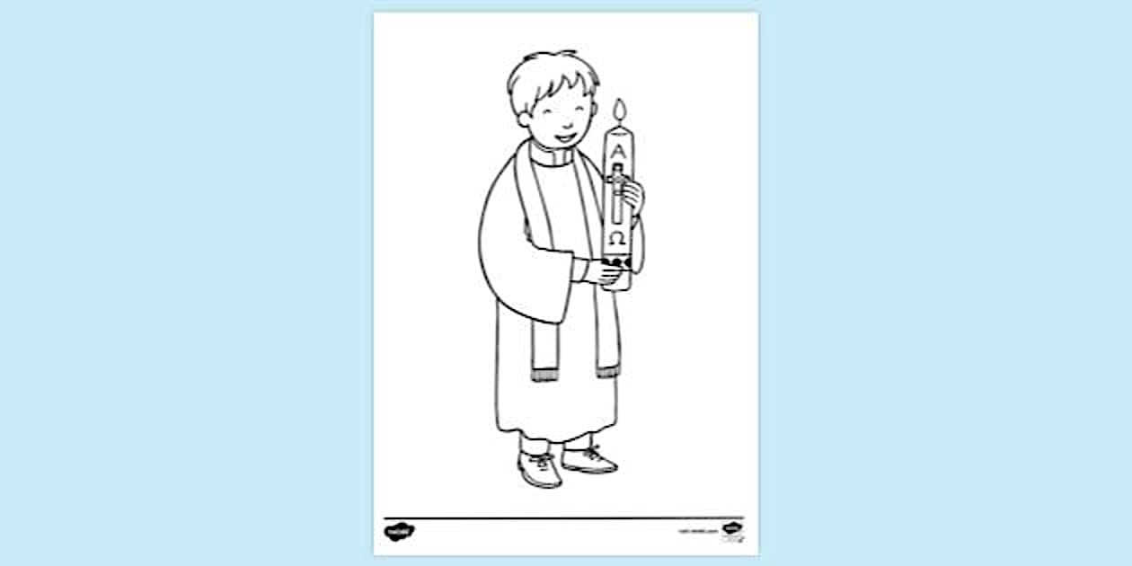 The Exsultet Colouring Sheets | Colouring Pages - Twinkl