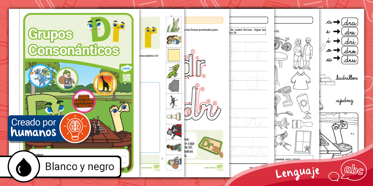 Cuadernillo | Mi libro | Grupo Consonántico Dr