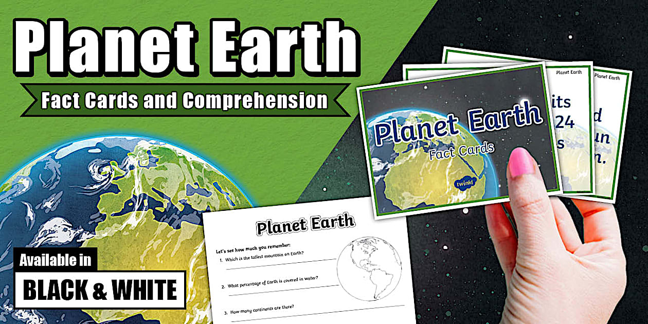 Grade 4 NS - Term 4 - Planet Earth - Fact Cards and Comprehension (CAPS