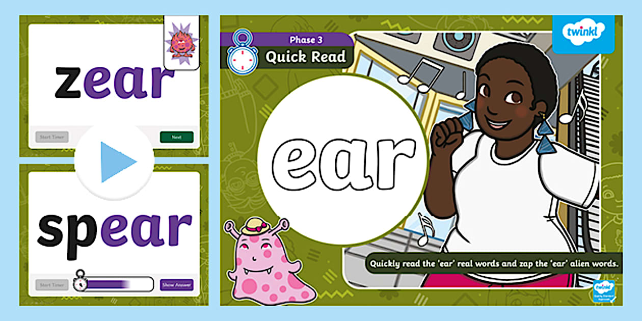 ear Phonics PowerPoint - Primary Resources (teacher made)
