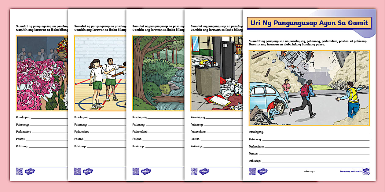 Uri Ng Pangungusap Ayon Sa Gamit | Grades 2 - 6 | Twinkl PH