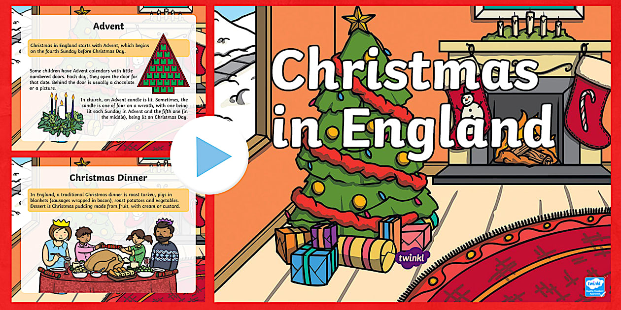 KS1 Christmas in England PowerPoint - Twinkl