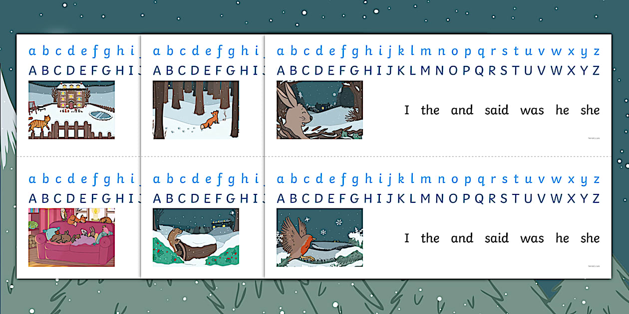 Ten Little Lights Alphabet Strips