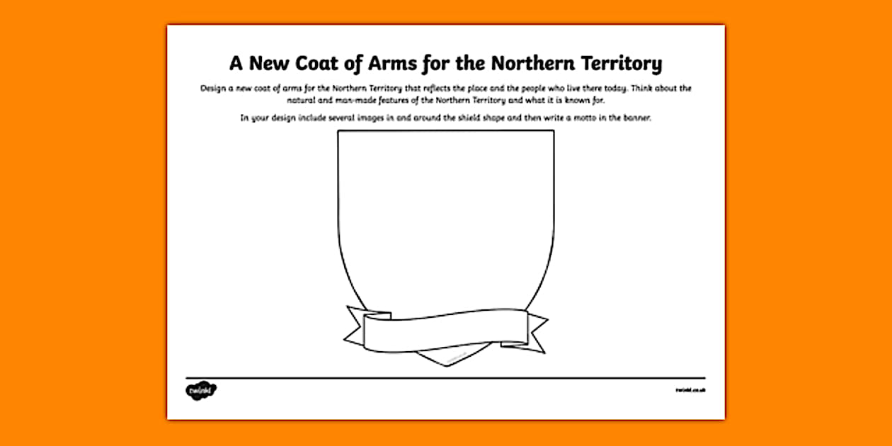 Coat of Arms Northern Territory Design Activity | Year 3-4