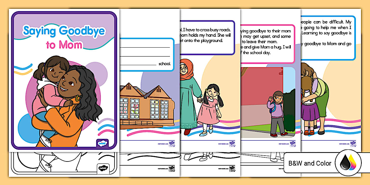 Separation Anxiety Social Story | Back to School | Twinkl US