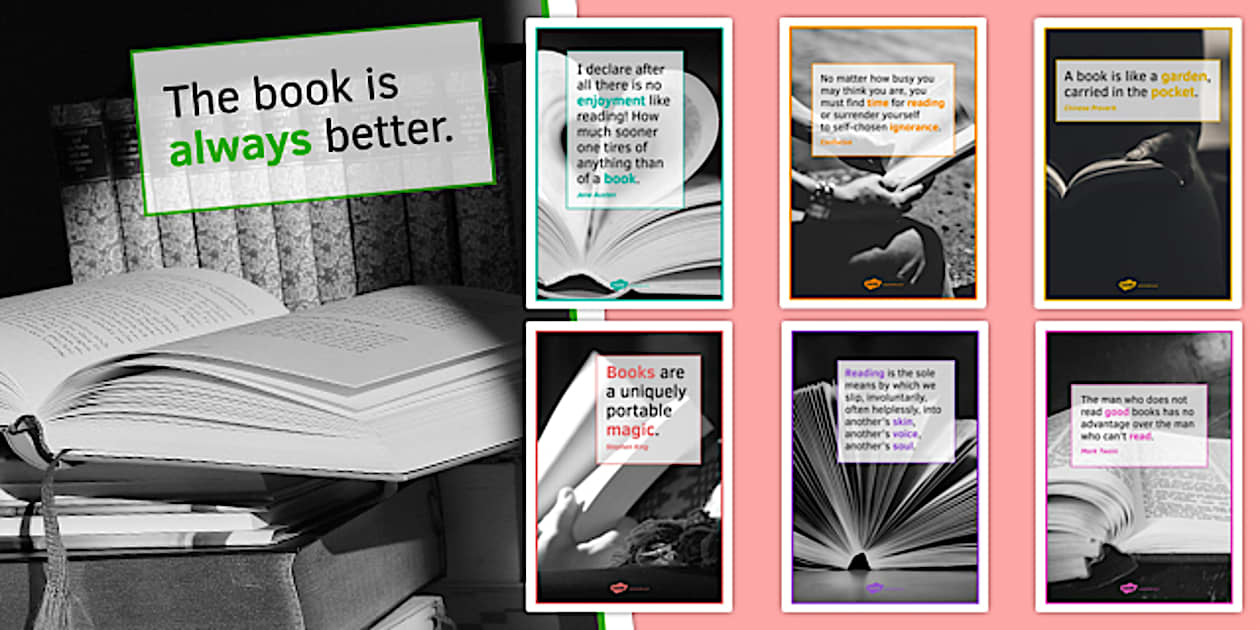 GCSE Reading Quote Posters for KS4 Portrait - Twinkl