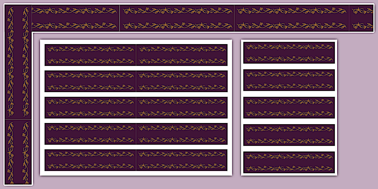 Traditional Tales Themed Display Borders - KS1 - Twinkl