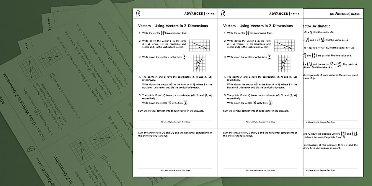 👉 Test Bites: Vectors | AS Level Maths Questions | Beyond