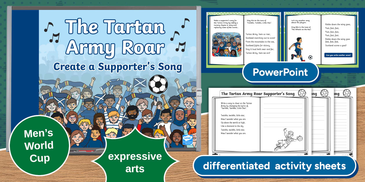 Fun World Cup chants inspired by Tartan Army chants