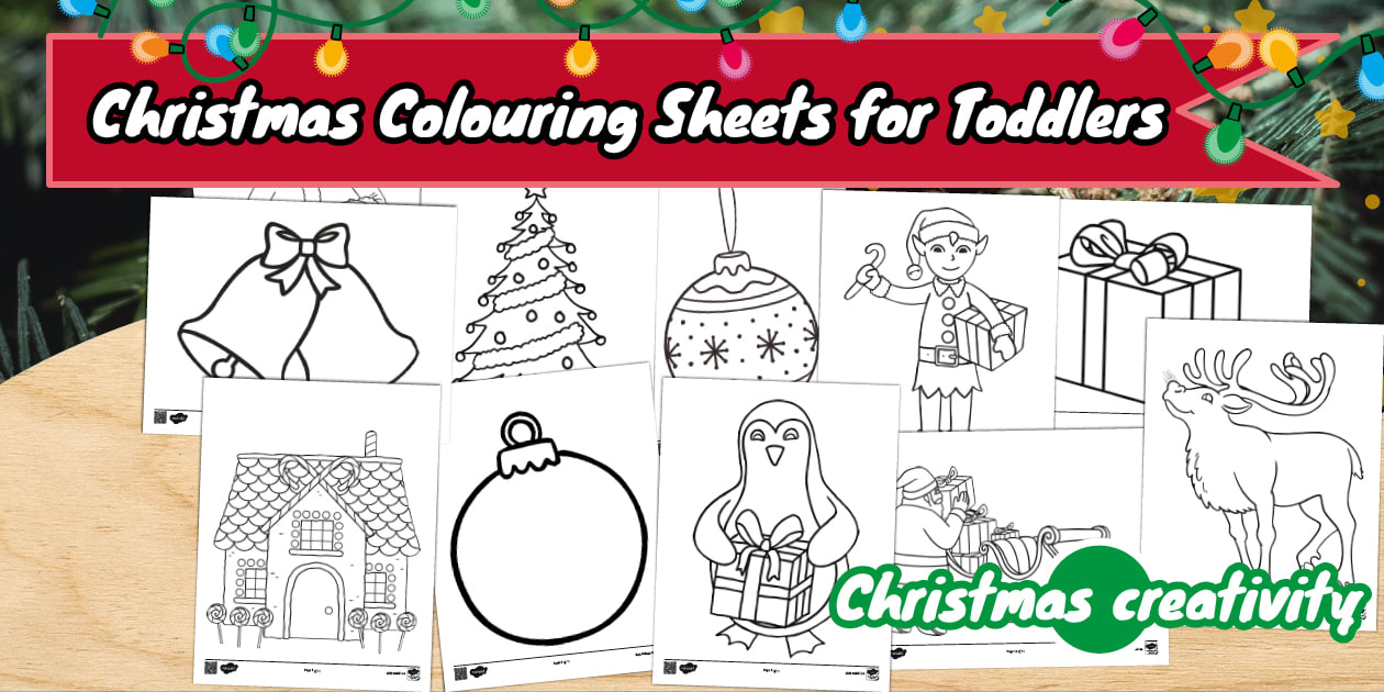 Christmas Colouring Sheets for Toddlers
